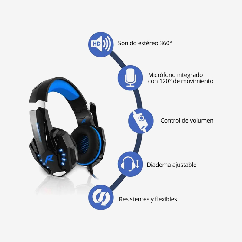Audifonos Gamer G9000 - Sevenlli Store